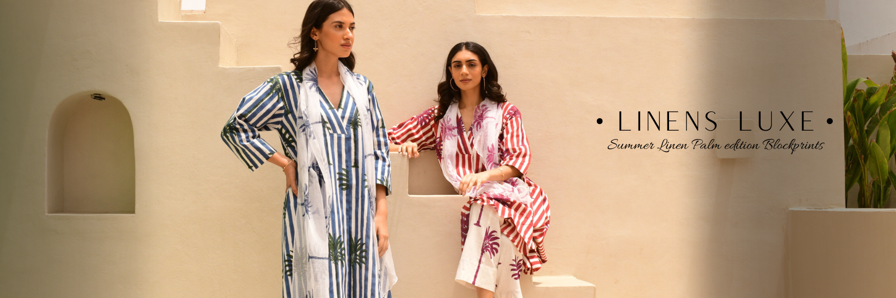 COTTON LUXE - PALM EDITION – RESHA INDIA